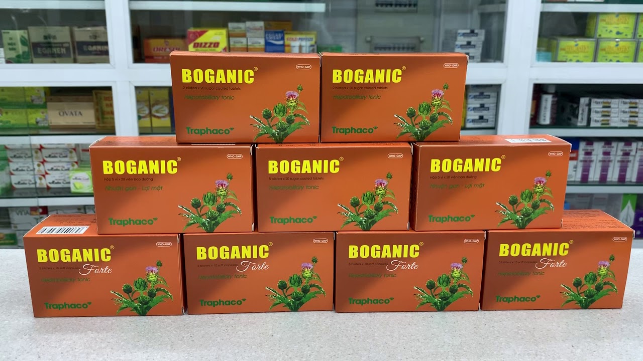Viên uống bổ gan BOGANIC - NHÀ THUỐC TRUNG NGUYÊN - YouTube