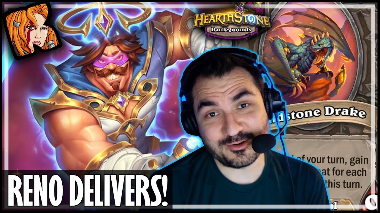 RENO ALWAYS DELIVERS GREATNESS! - Hearthstone Battlegrounds - YouTube