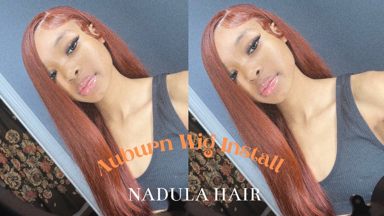 Perfect Fall Wig 🍂 | Pre Colored Auburn Wig Install | ft. Nadula Hair ...