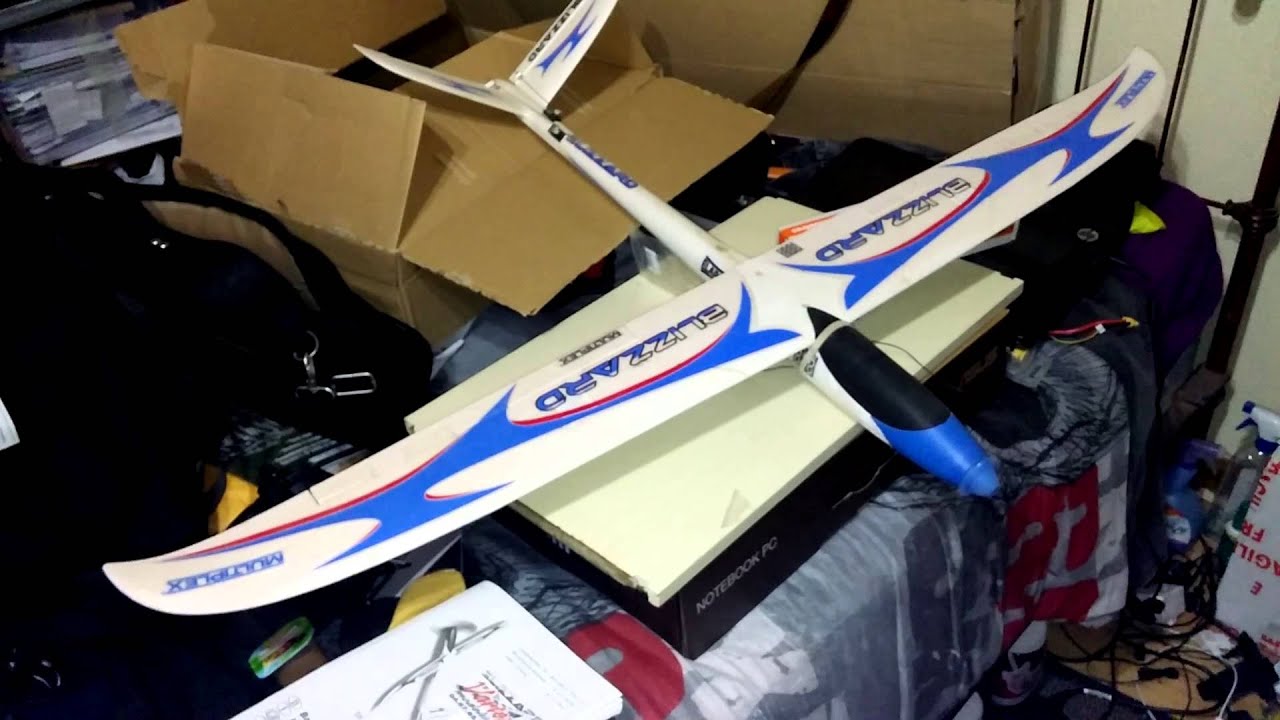 Blizzard de Multiplex - Test fonction mécanique - YouTube