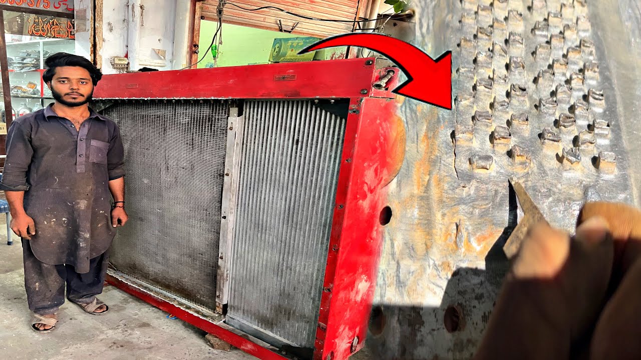 Industrial Grade power Generator Radiator Component repair - YouTube