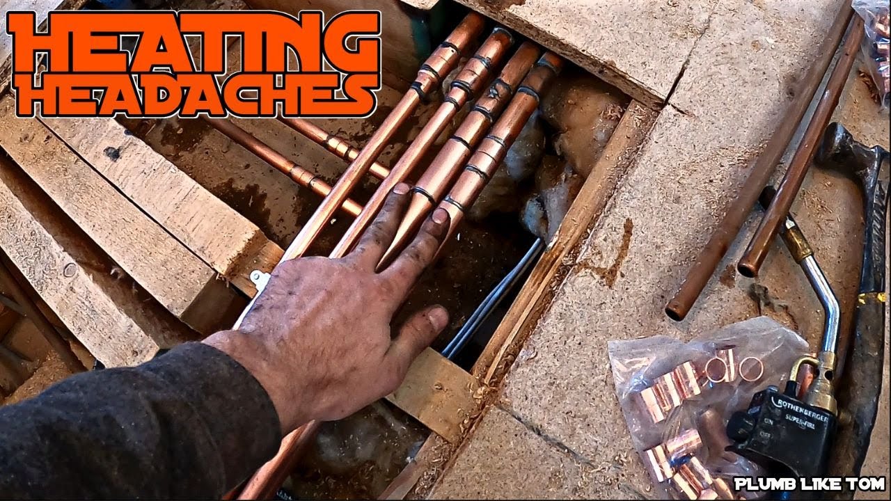 Thinking outside the box | First fix heating pipework - YouTube