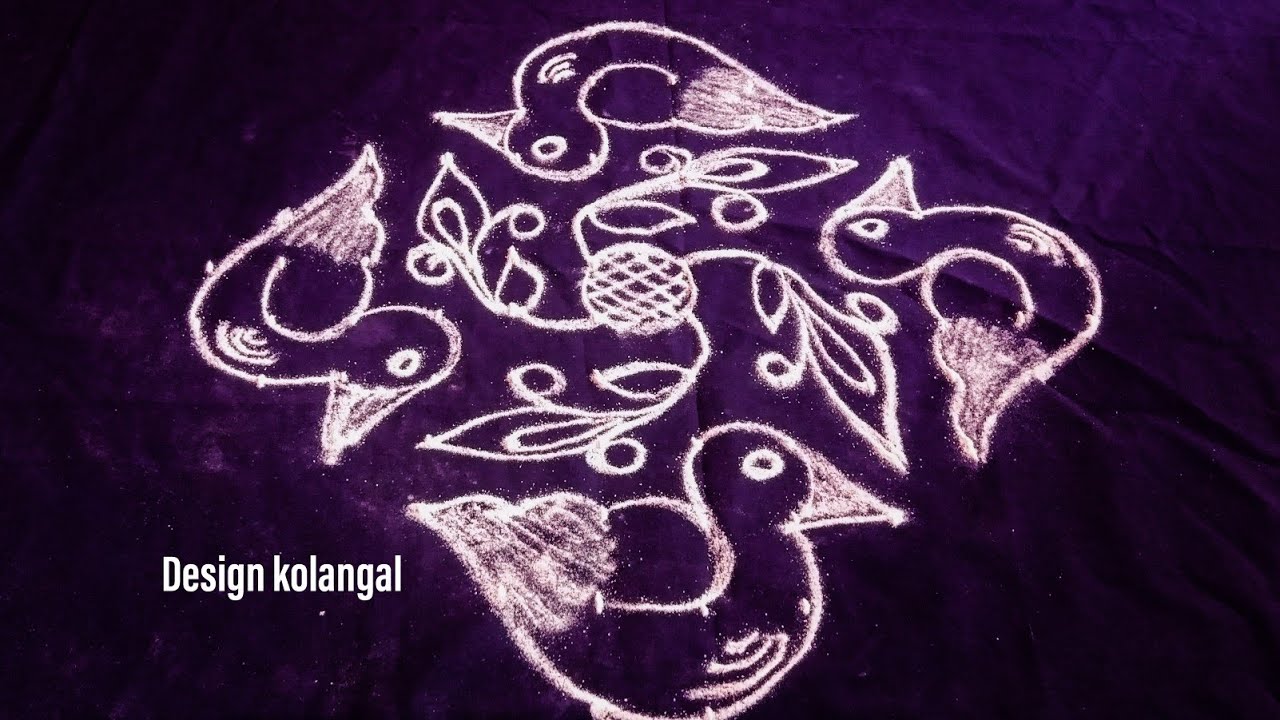 Beautiful vaththu kolam dots (12*2*2) | Dock kolam | kolangal | design ...