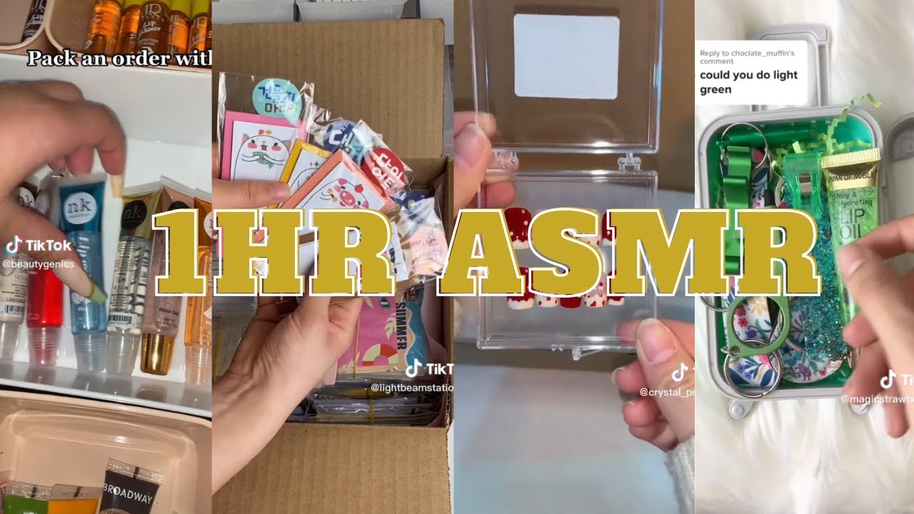 ASMR Packing Orders Longer version #41 - YouTube