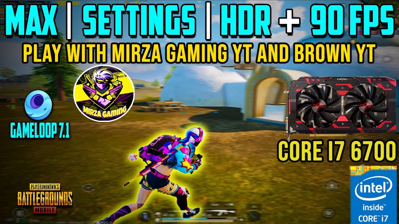 PUBG MOBILE - Gameloop 32 bit - 90 FPS - HDR + Extreme - RX 590 8GB ...