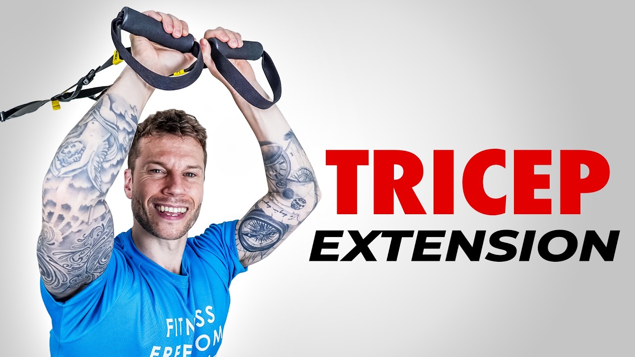 How to do a TRX Tricep Extension to Sculpt Strong Arms - YouTube