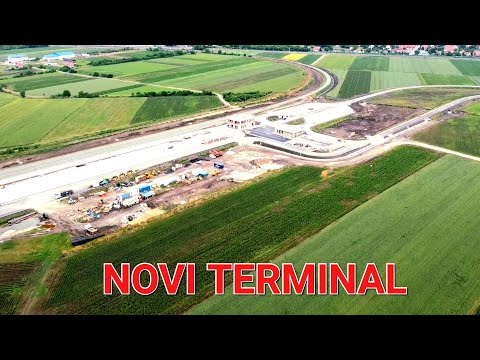 PRVI SNIMAK NAPREDKA RADOVA  NA NOVOM INTERMODULARNOM TERMINALU U BATAJNICI