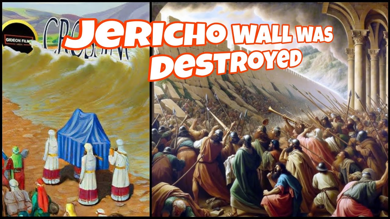 Wall Destroyed Israelites Crossed the Jordan River, दीवार नष्ट हो गई और ...