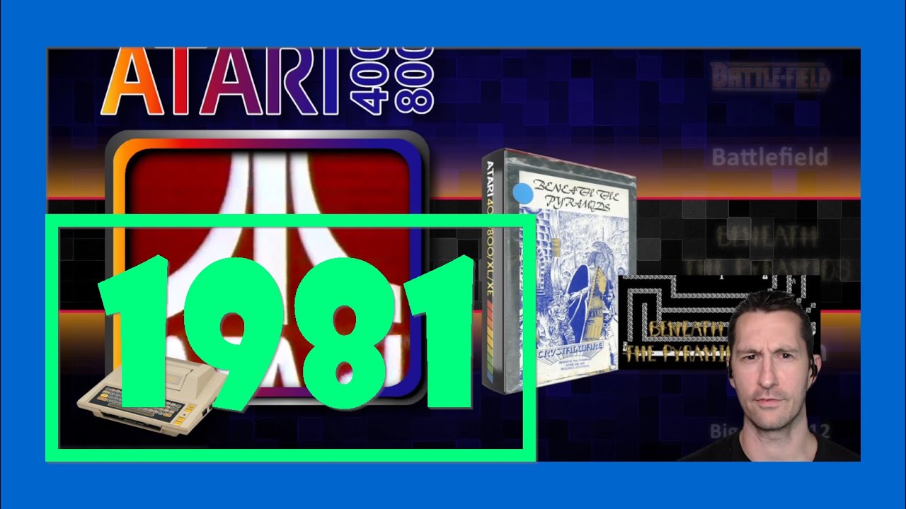 Let's Find Out What's Beneath the Pyramids on the Atari 800! - YouTube