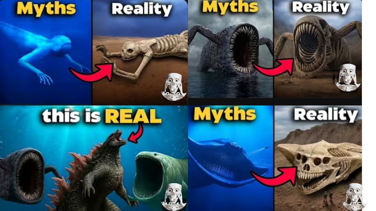 Top 9 MYTHICAL Sea Creatures That Actually EXISTED - YouTube