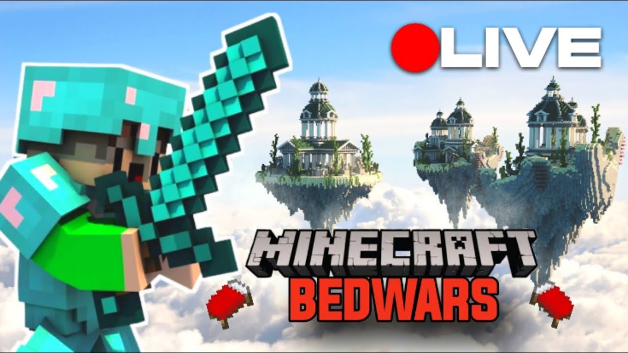 Minecraft Bedwars Live || with Friends || Chill Stream - YouTube