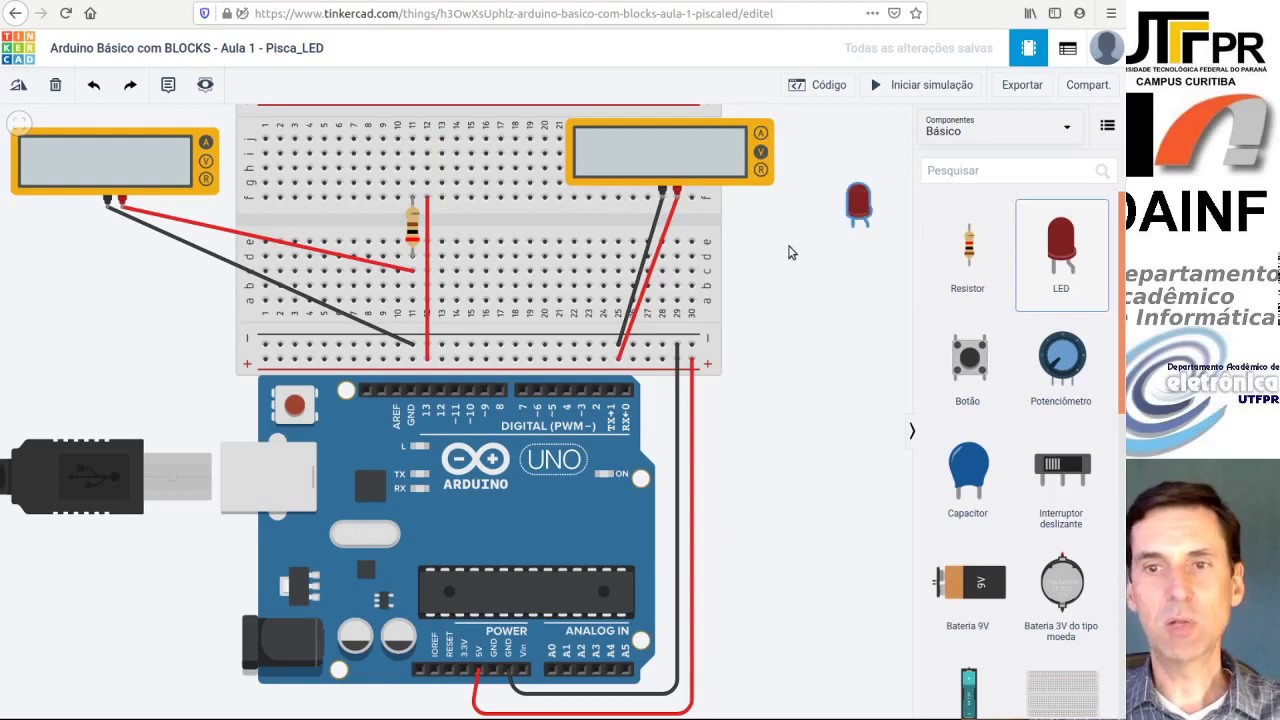 ABB-Aula 1-Pisca LED (Arduino Básico com Blocks) - YouTube