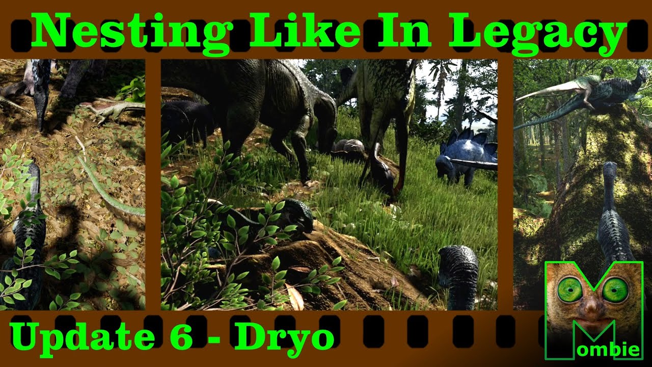The Isle Evrima - Nesting Like In Legacy - Update 6 - Dryosaurus - YouTube