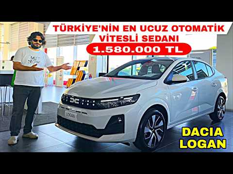 TÜRKİYE'NİN EN UCUZ OTOMATİK VİTESLİ SEDAN OTOMOBİLİ DACİA LOGAN GELDİ