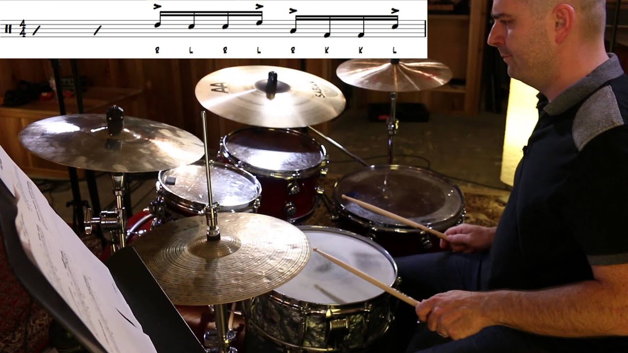 16th Note Two Beat Fill - YouTube