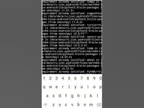 How to use sketchpy python library in android Pydroid3 | Python in Android Pydroid3, Turtle ...