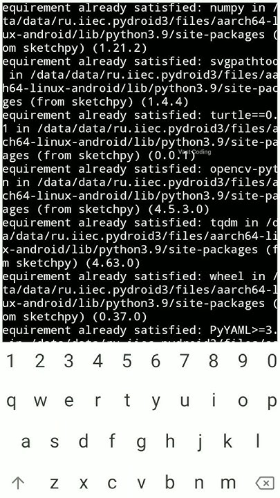 How To Use Sketchpy Python Library In Android Pydroid3 Python In Android Pydroid3 Turtle