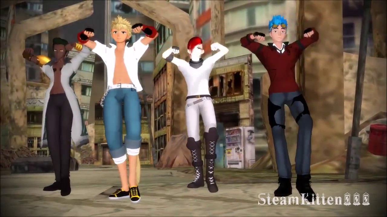 {MMD} RWBY - Team SSSN - bang bang bang - YouTube