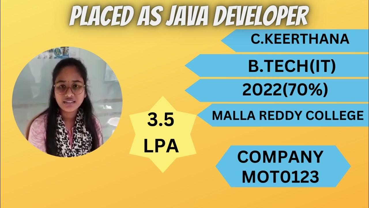 JSpiders Hyderabad Punjagutta | Student Testimonial | Java Developer ...