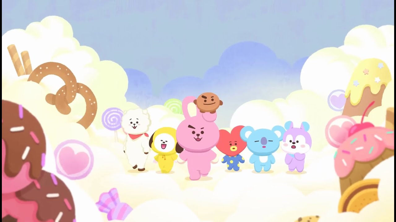🎬 BT21 En la Nube - ¡Hagamos un lindo y torpe viaje de mejores amigos BT21! - YouTube