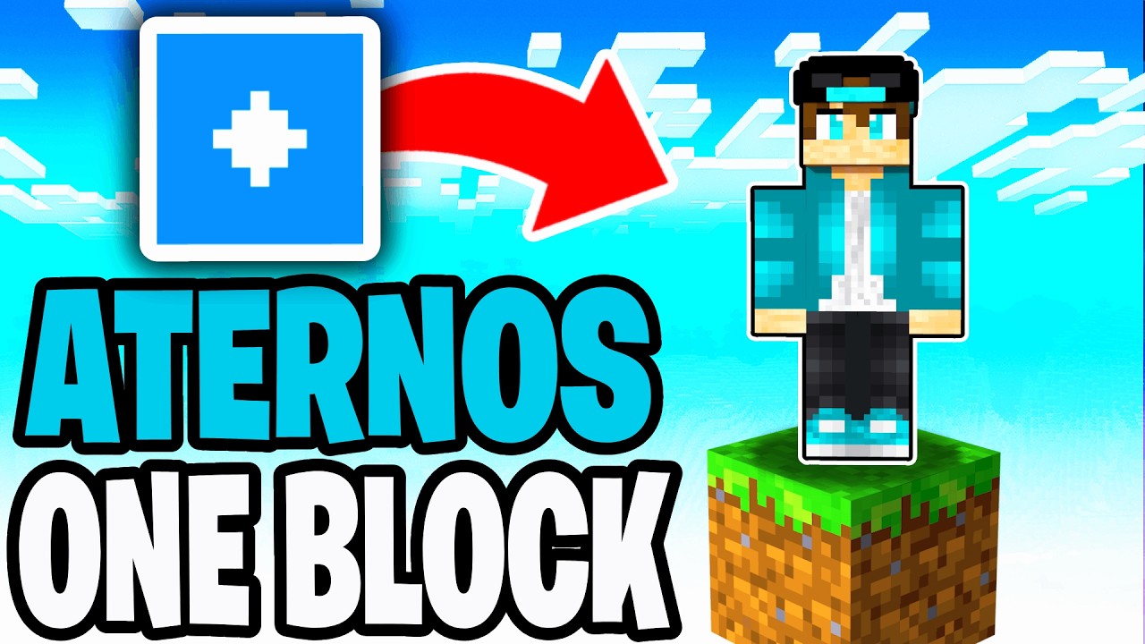 How To Make One Block Server In Aternos! - Tutorial - YouTube