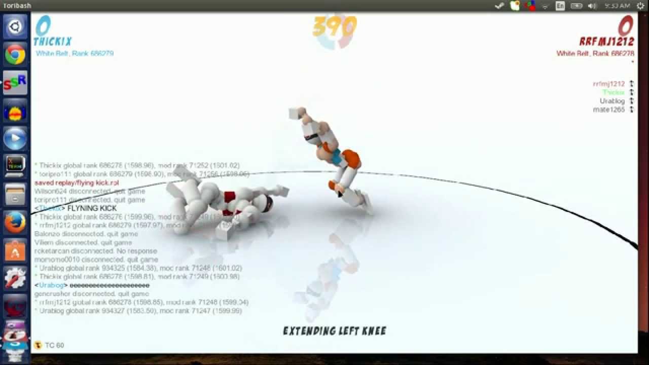 Toribash Flying Kick Tutorial - YouTube