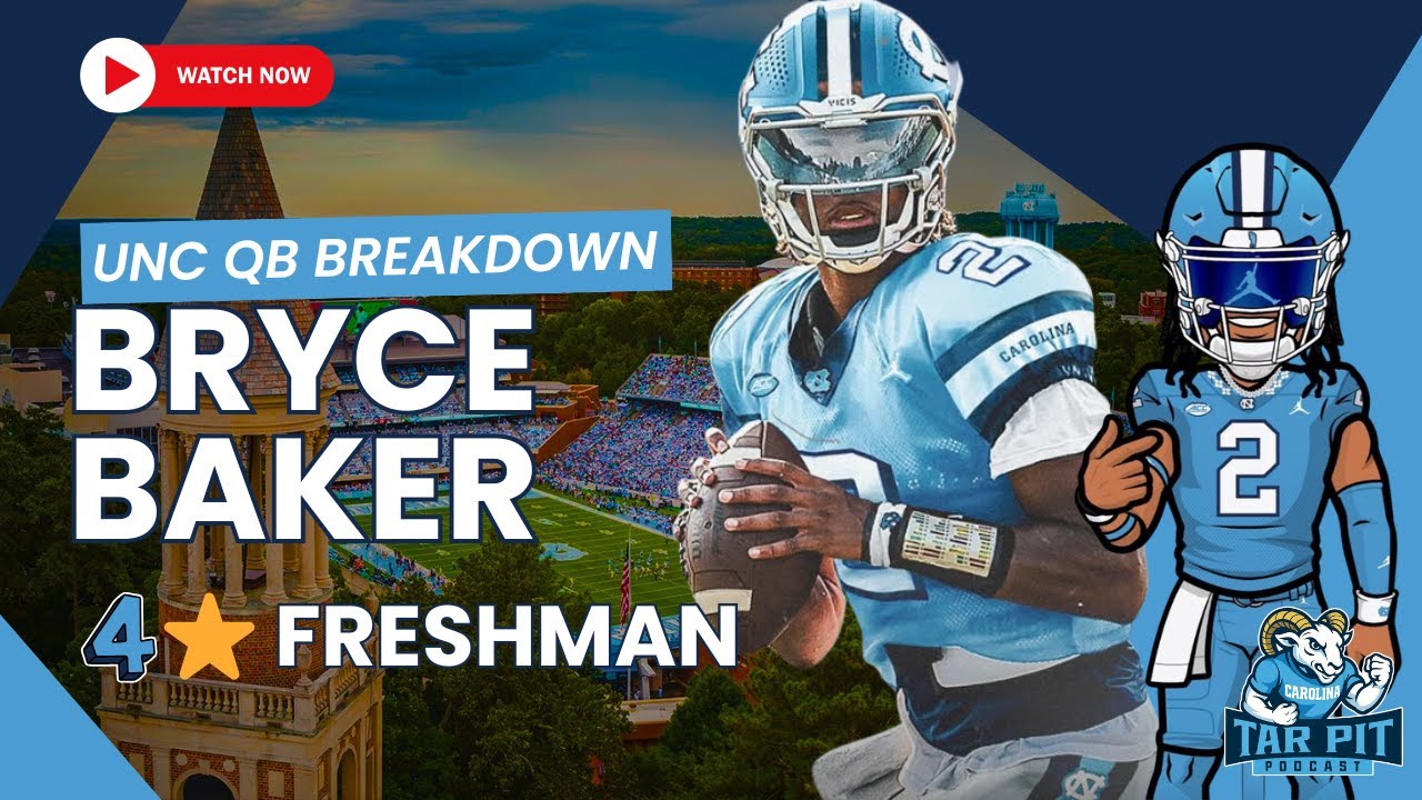Part Two: Bryce Baker | Breaking Down the UNC Quarterback Room - YouTube