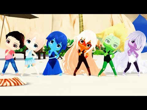 【MMD/Steven Universe】Chibi Crystal and Homeworld Gems -【Galaxias ...
