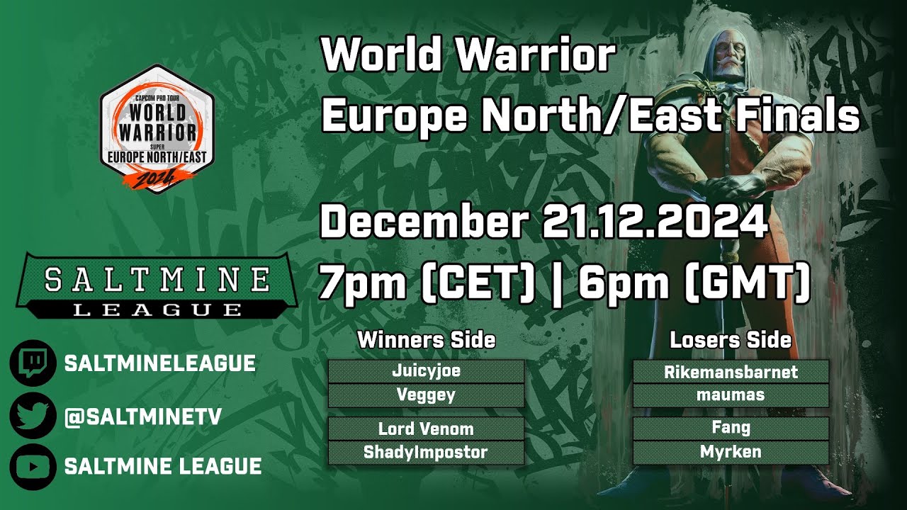 SF6 Saltmine League - Capcom Pro Tour World Warrior 2024 - Europe North ...