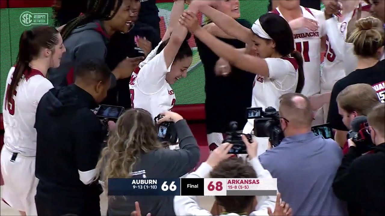 Amber Ramirez Hits GAME-WINNER As Arkansas Razorbacks Hang On To Beat ...