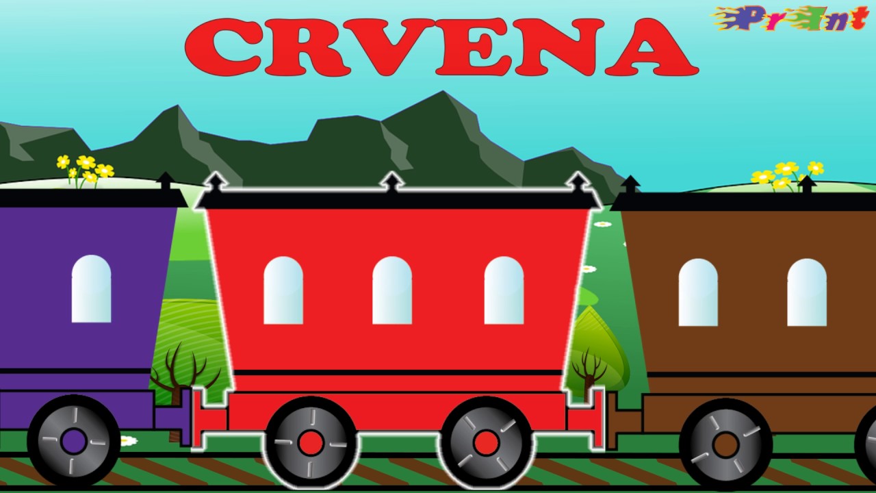 Vozic sarenic - ucimo boje - YouTube