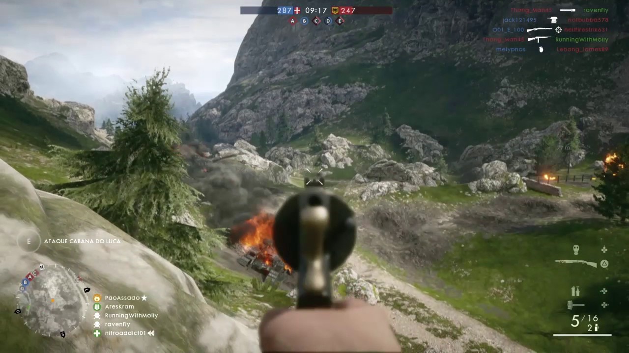 Longshot de revolver BF1 - YouTube