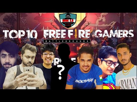 India's Top 10 Popular Free Fire Gamers - YouTube