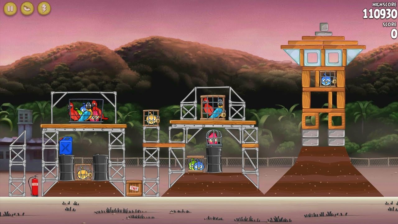 Angry Birds Rio - Airfield Chase - S-13 - 110930 - YouTube