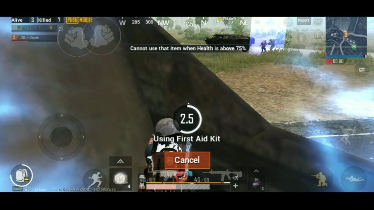 PUBG Mobile Amazing Heal Battle Just Watch |PUBG MOBILE First aid kit ...