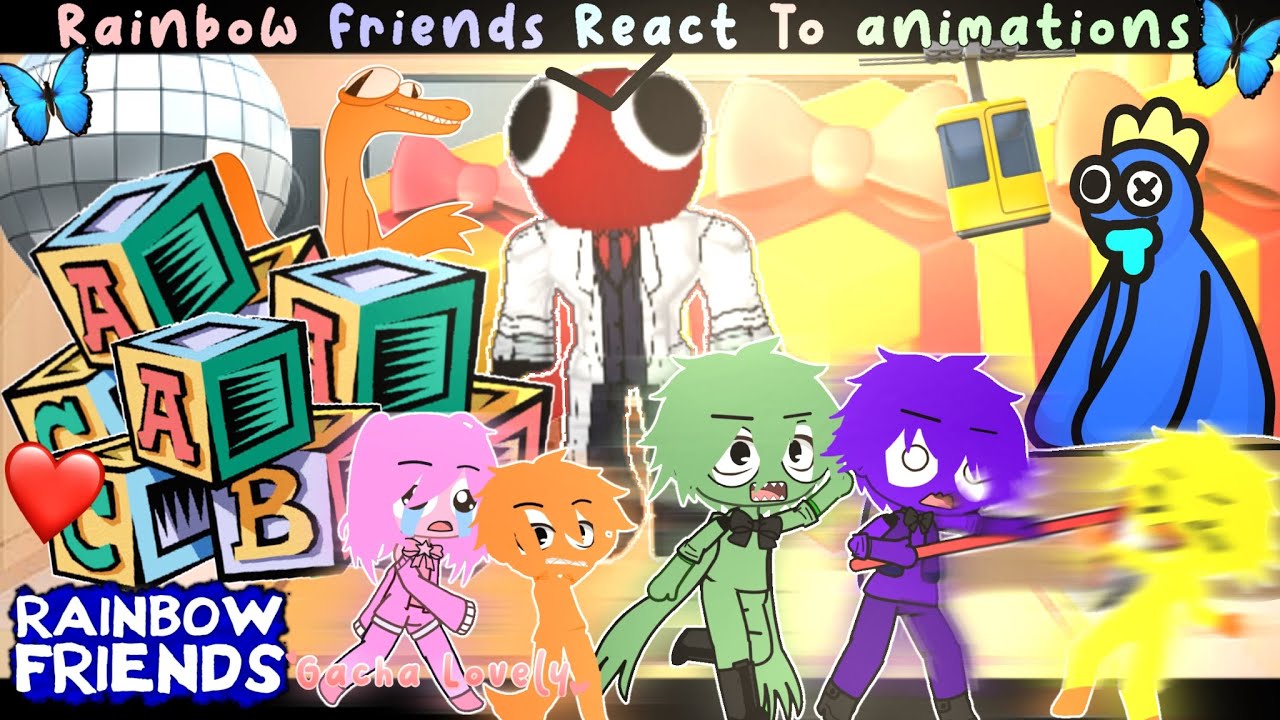 🌈 🌟Rainbow Friends React To Rainbow Funny Animations| 💕🌈🌟 ⚡️🔥 part11 my ...