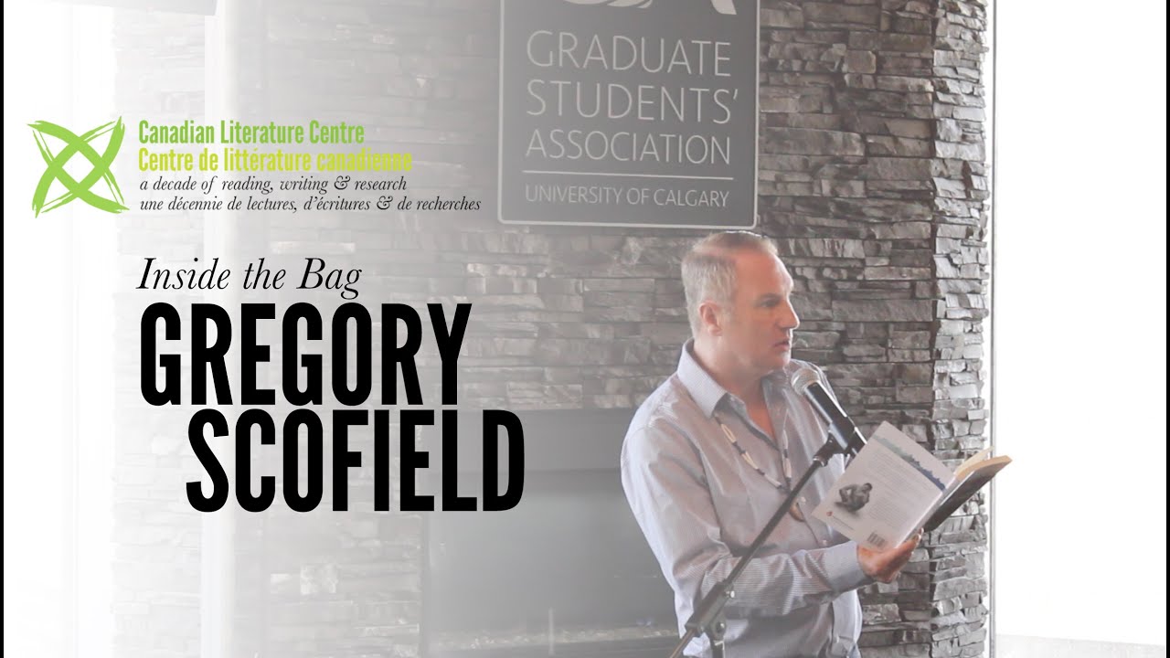 Gregory Scofield | Inside the Bag | Reading at University of Calgary ...
