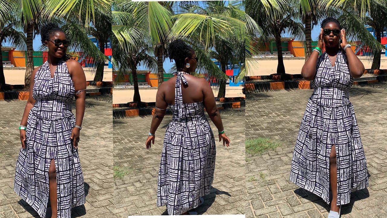 DIY Easy Bralette SUMMER BACKLESS Dress💐|Basque Waistline & Slit ...
