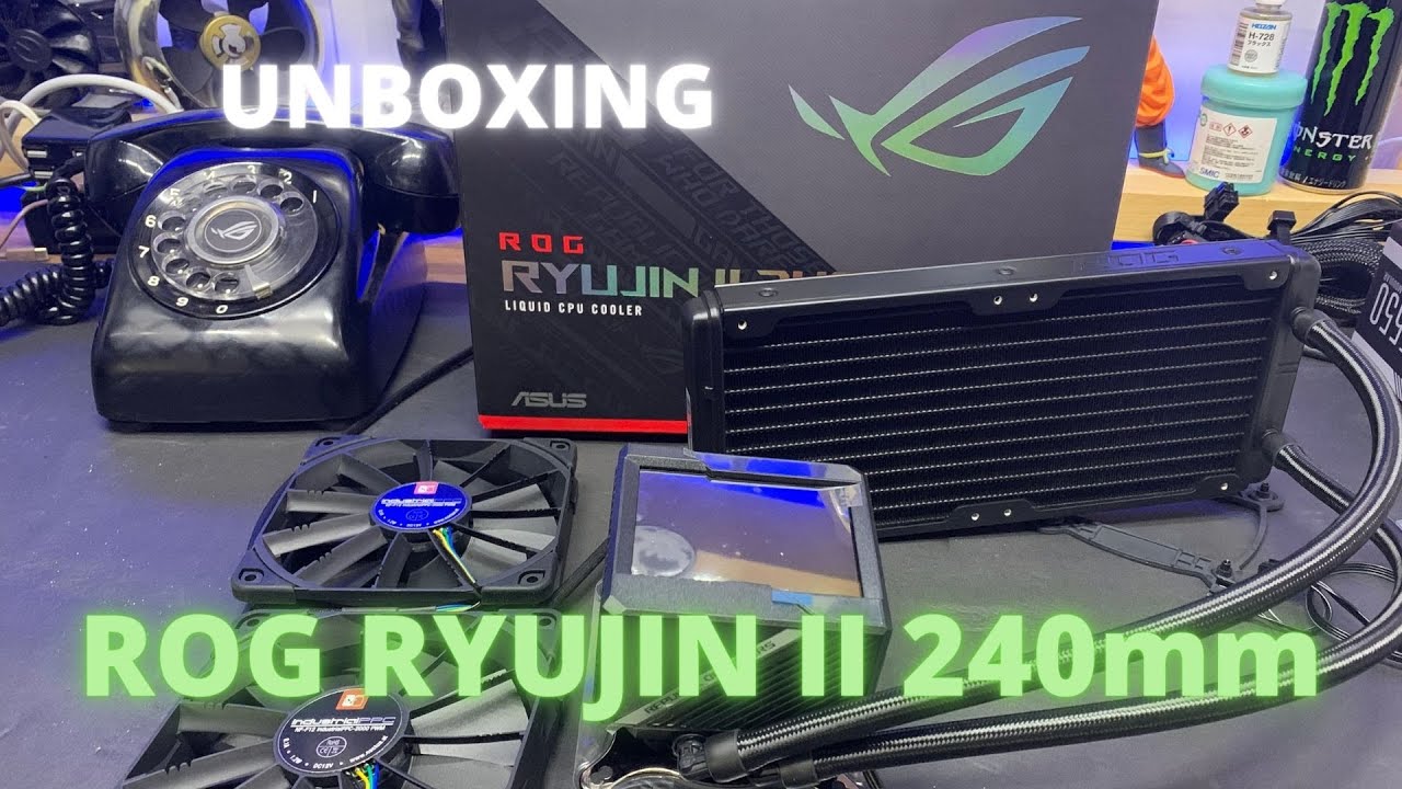 UNBOXING ROG RYUJIN II 240mm ( LINDO DE MAIS) - YouTube