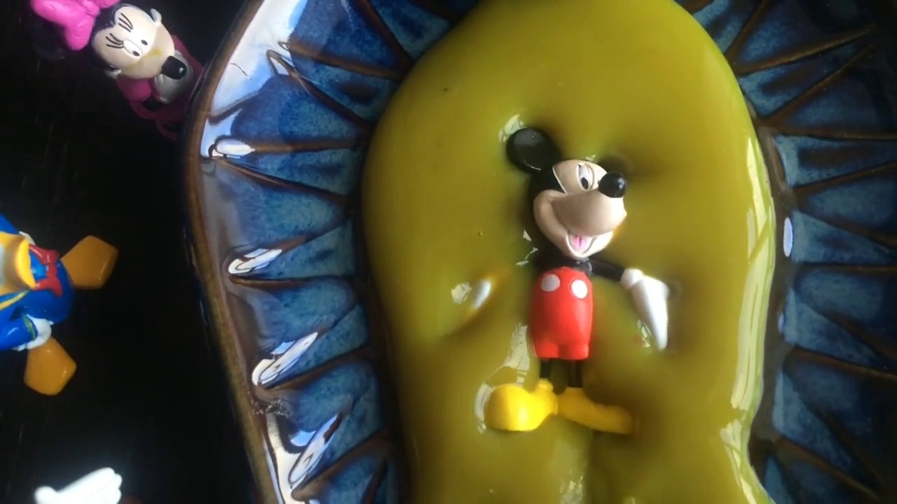 Mickey Mouse Clubhouse in Slime Clay Bath Minnie - YouTube