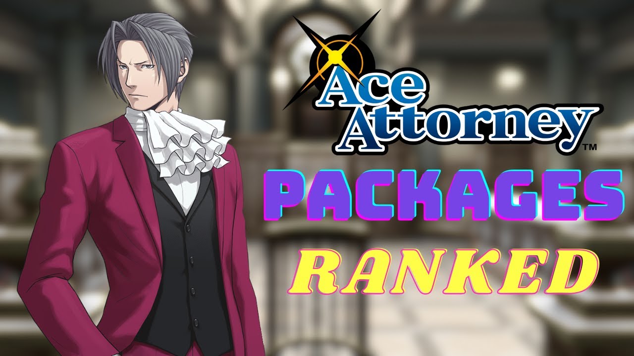 All 4 Ace Attorney Packages Ranked - YouTube