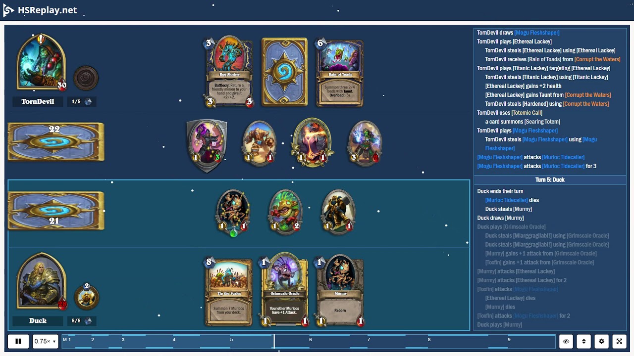 ProGaming - Hearthstone, Murloc Paladin(2) vs Quest Shaman(2) by ...