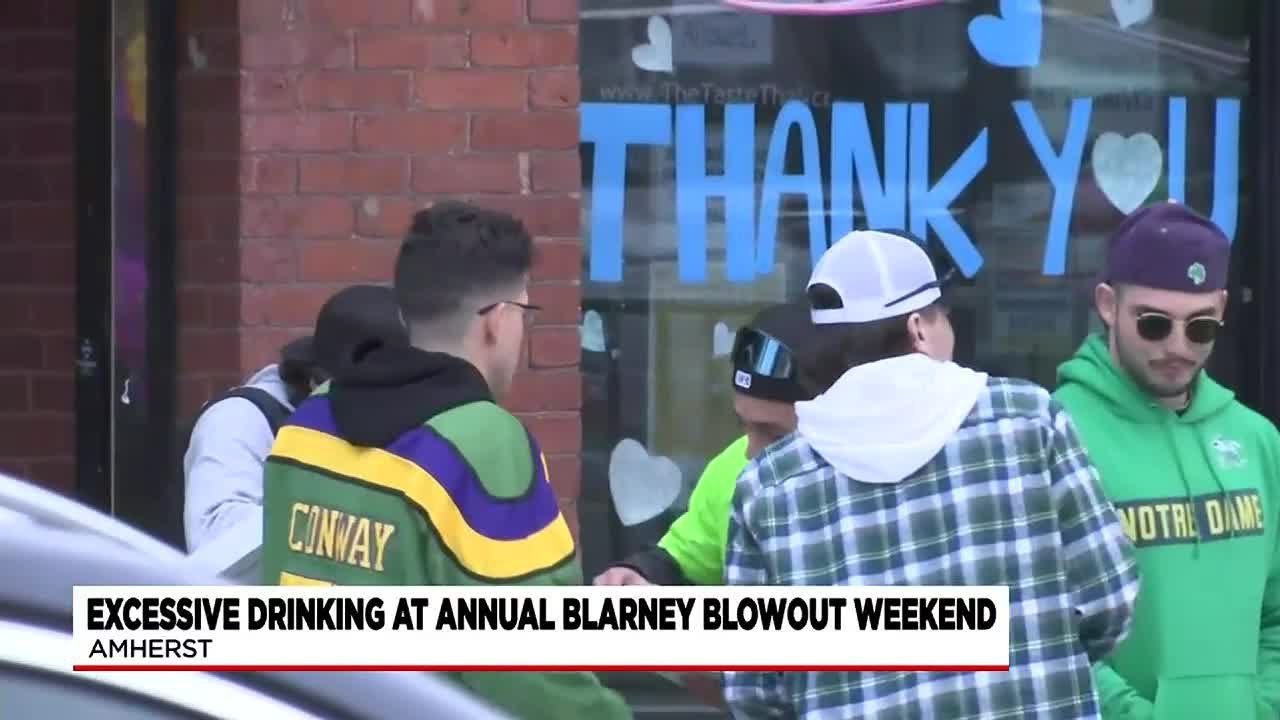 2 Arrested Several Hospitalized During ‘blarney Blowout In Umass Amherst Youtube