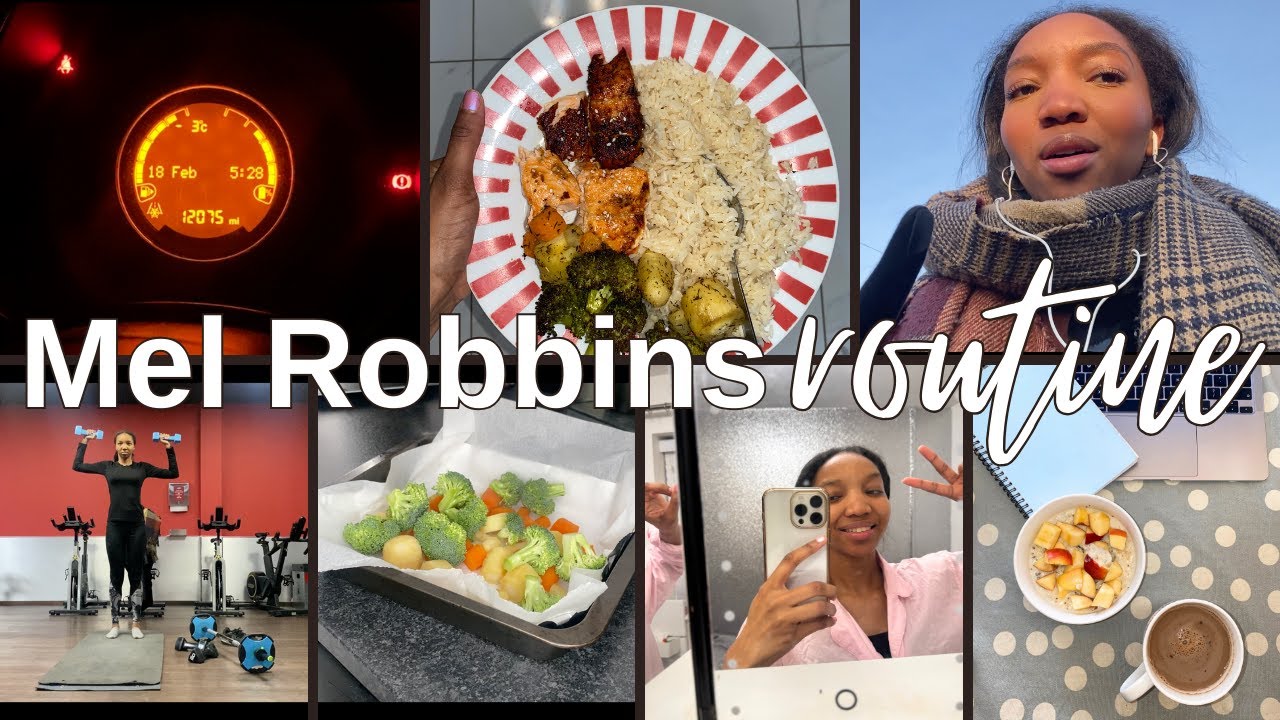 trying out mel robbins' viral morning and night routine | PRODUCTIVE ...