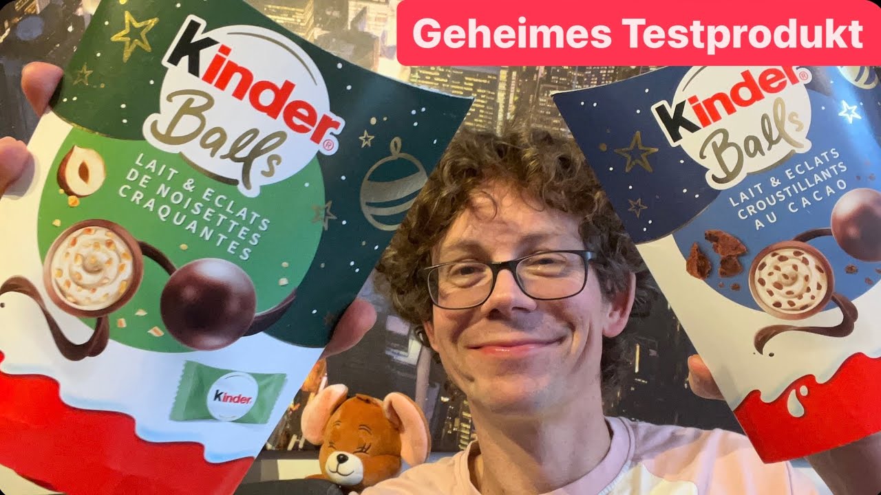 Kinder Balls Haselnuss & Kakaokeks aus Frankreich im Test! - YouTube