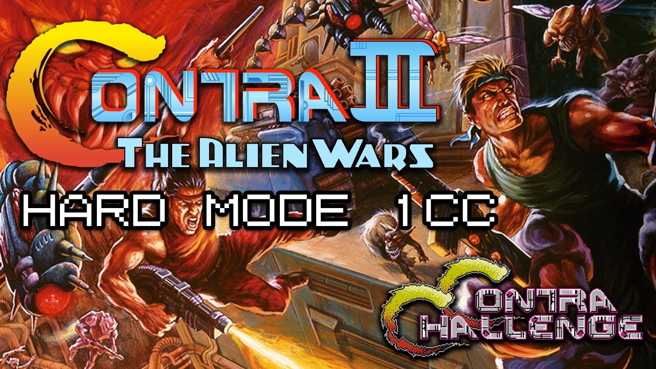 Contra III: The Alien Wars (SNES) Hard Mode 1CC [Contra Challenge ...