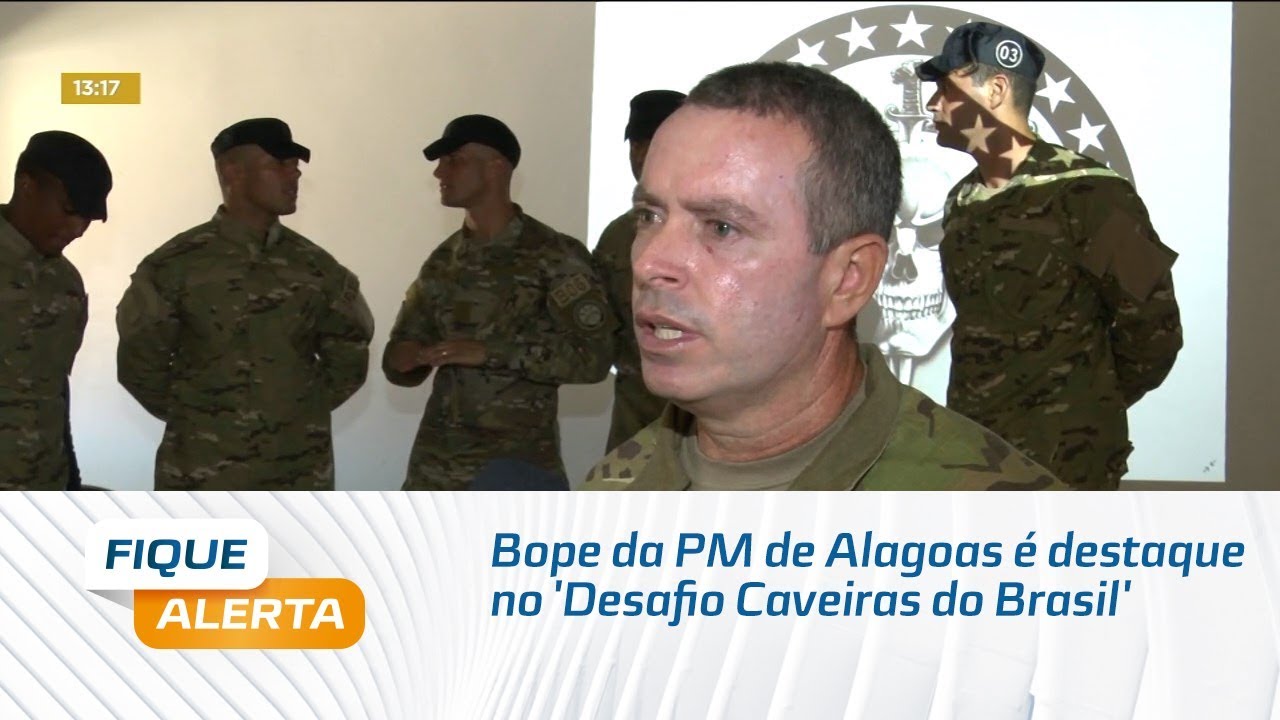 Bope da PM de Alagoas é destaque no 'Desafio Caveiras do Brasil' - YouTube