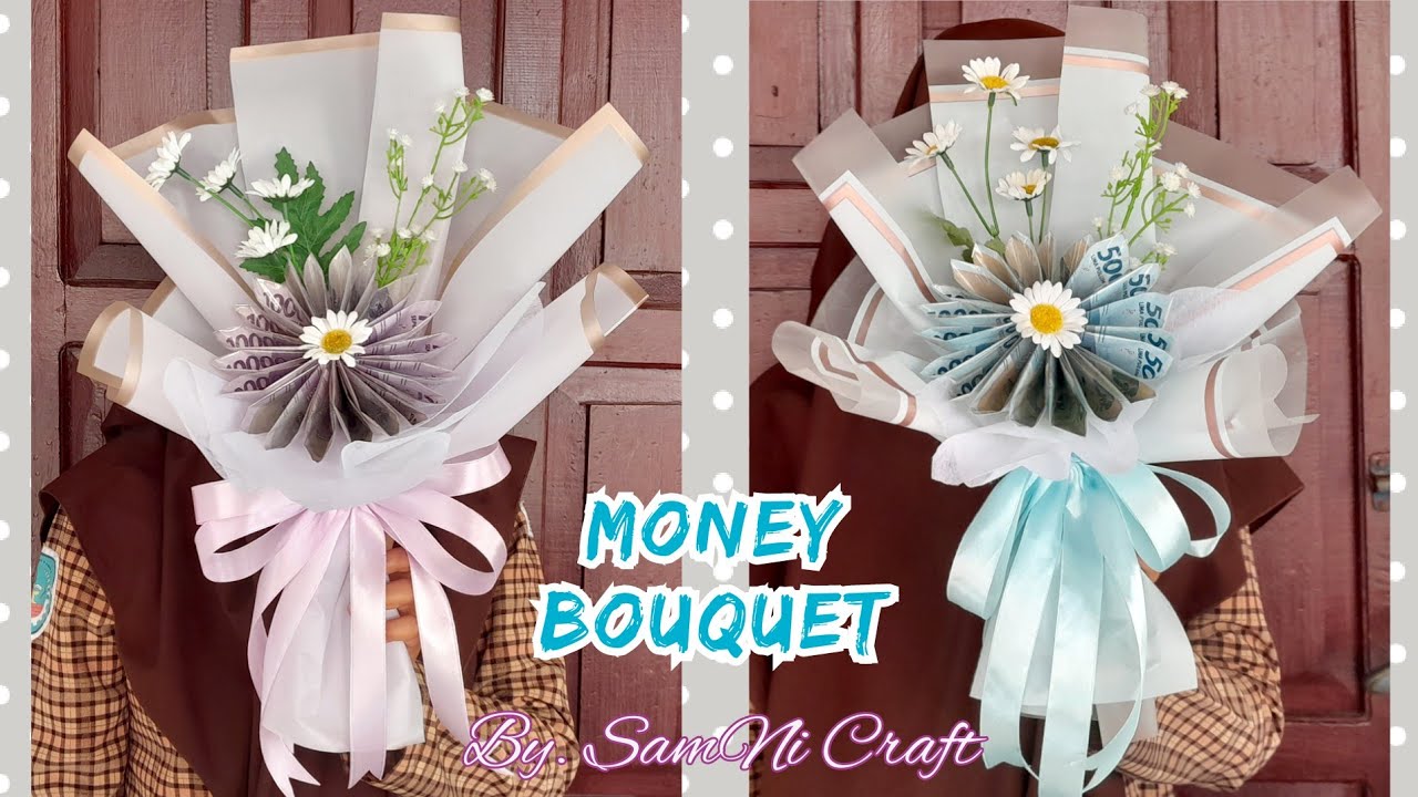 Tutorial Buket Uang Bentuk Bunga Terbaru MONEY BOUQUET Buket Uang tutorial-buket-uang-bentuk-bunga-terbaru-money-bouquet-buket-uang