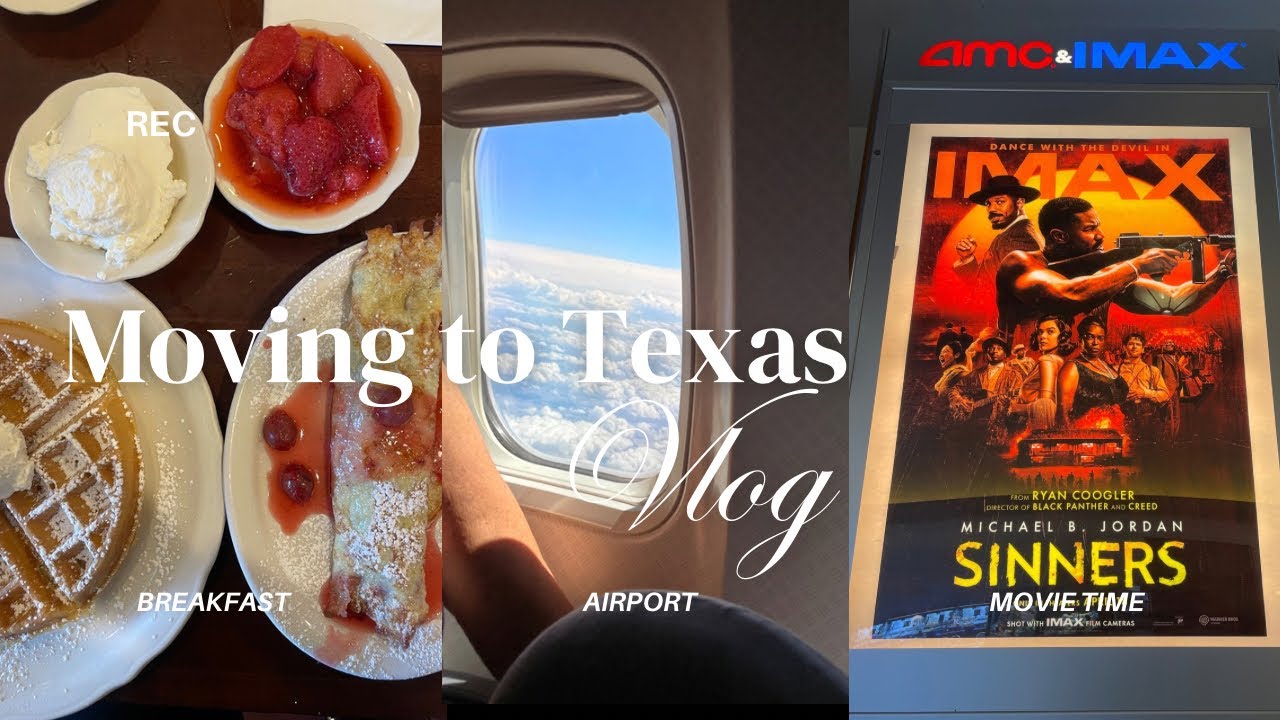 Moving to Texas vlog | getting kicked out | exploring Michigan | flight chronicles - YouTube