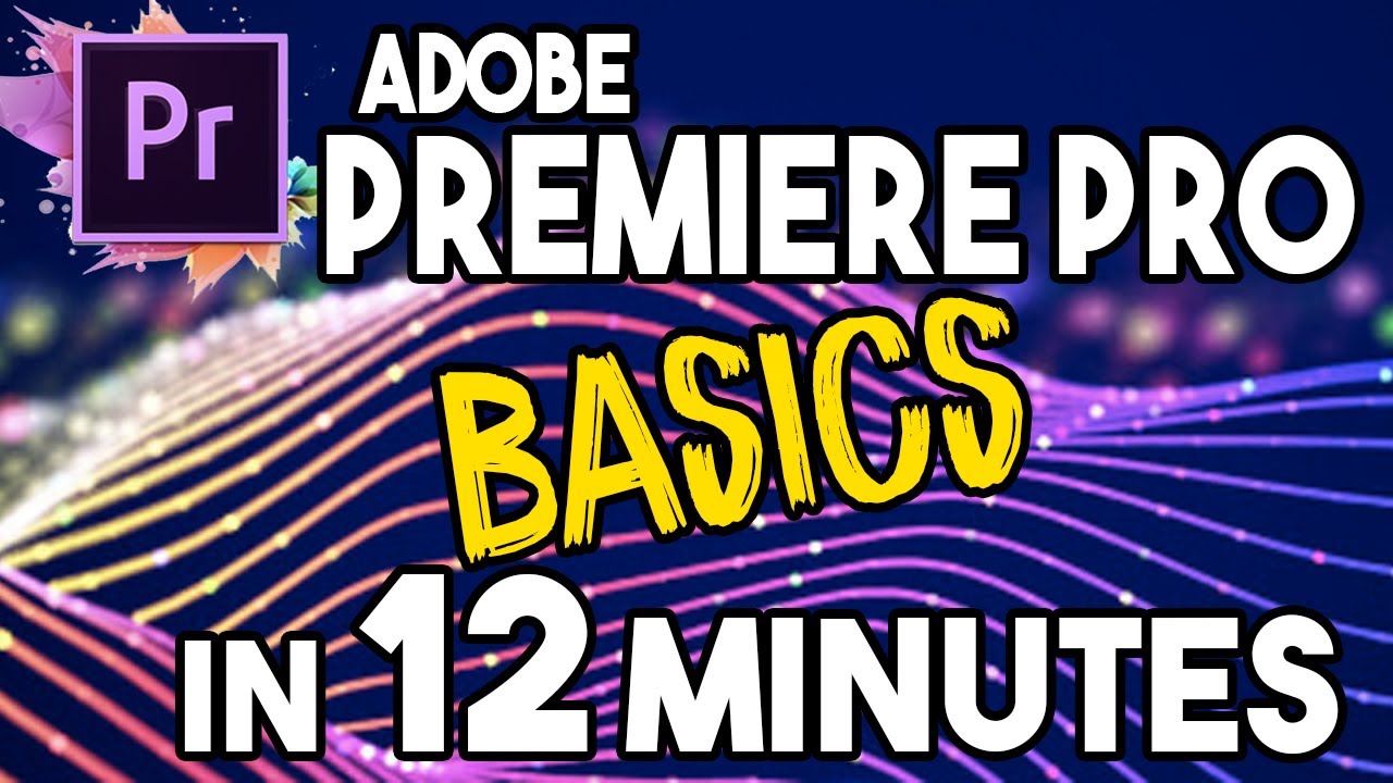 Adobe Premiere PRO CC Basics - Tutorial for Beginners (2020) - YouTube